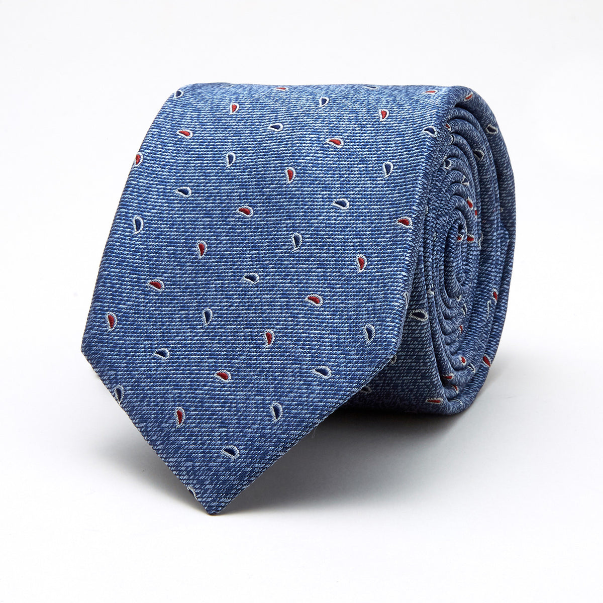 Cornucopia Pattern Tie Silk and Wool Blend 7,5cm – Sacoor Brothers Malaysia