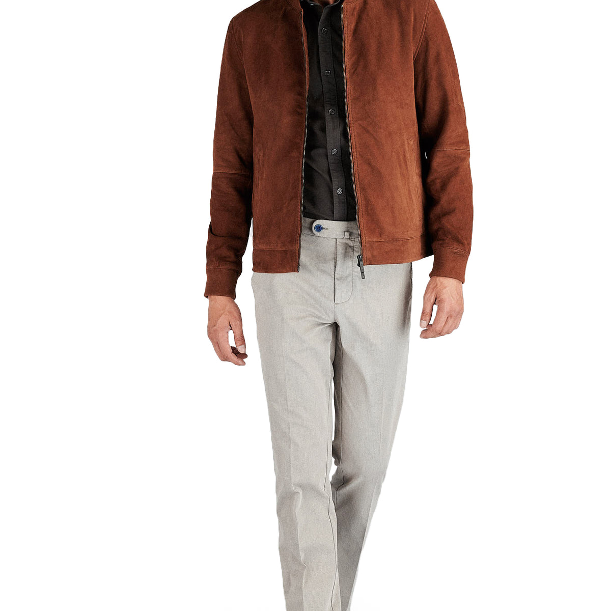 Men's Genuine Leather Casual Jacket – Sacoor Brothers Malaysia