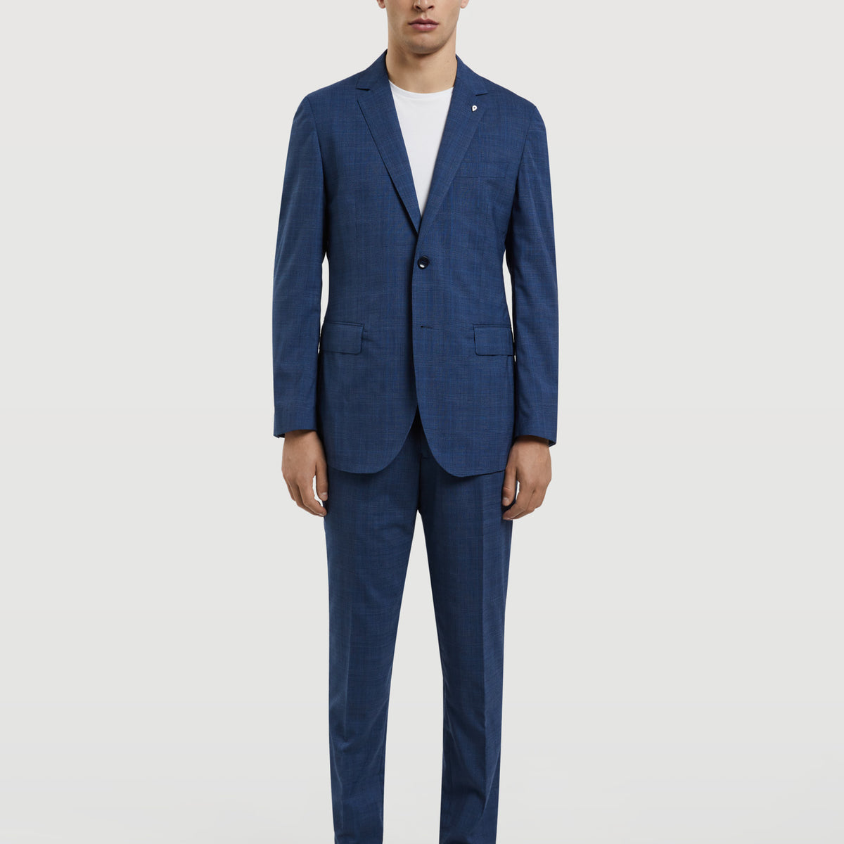 Slim Fit K-Globetrotter Prince of wales Suit – Sacoor Brothers Malaysia