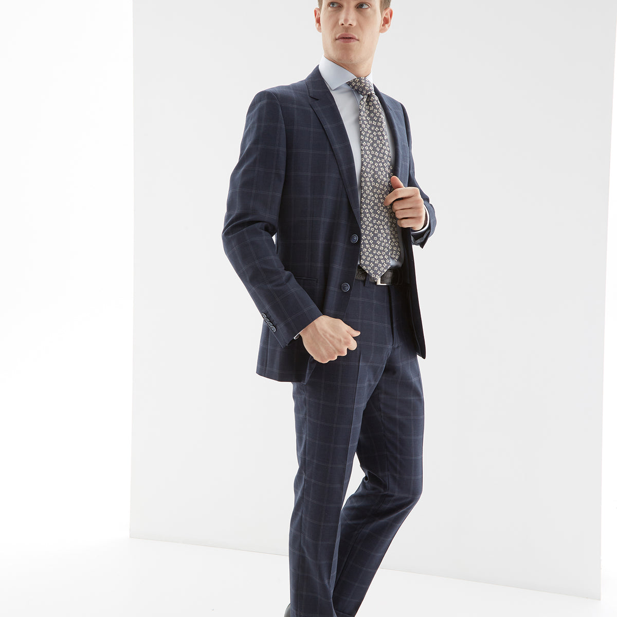 Men's Check Slim Fit Suit – Sacoor Brothers Malaysia
