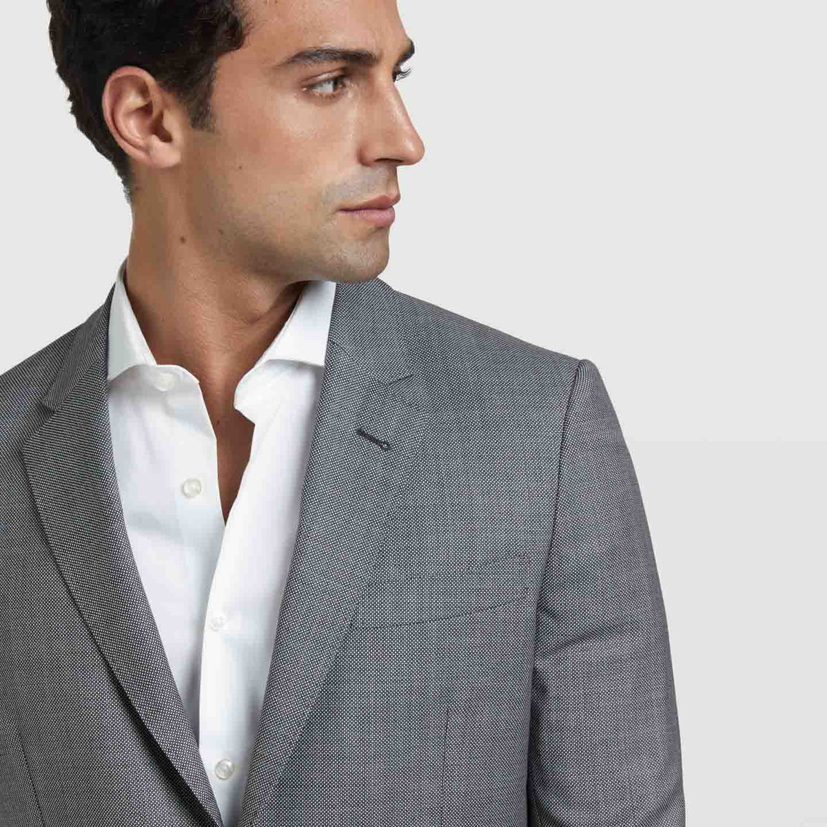 Slim Fit 4 Seasons Birdeye Italian Fabric Suit – Sacoor Brothers Malaysia