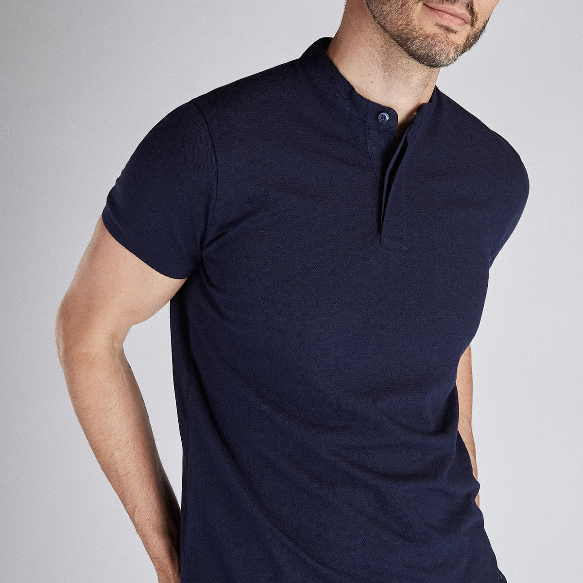 Men's Slim Fit Sport Piqué Polo Shirt – Sacoor Brothers Malaysia