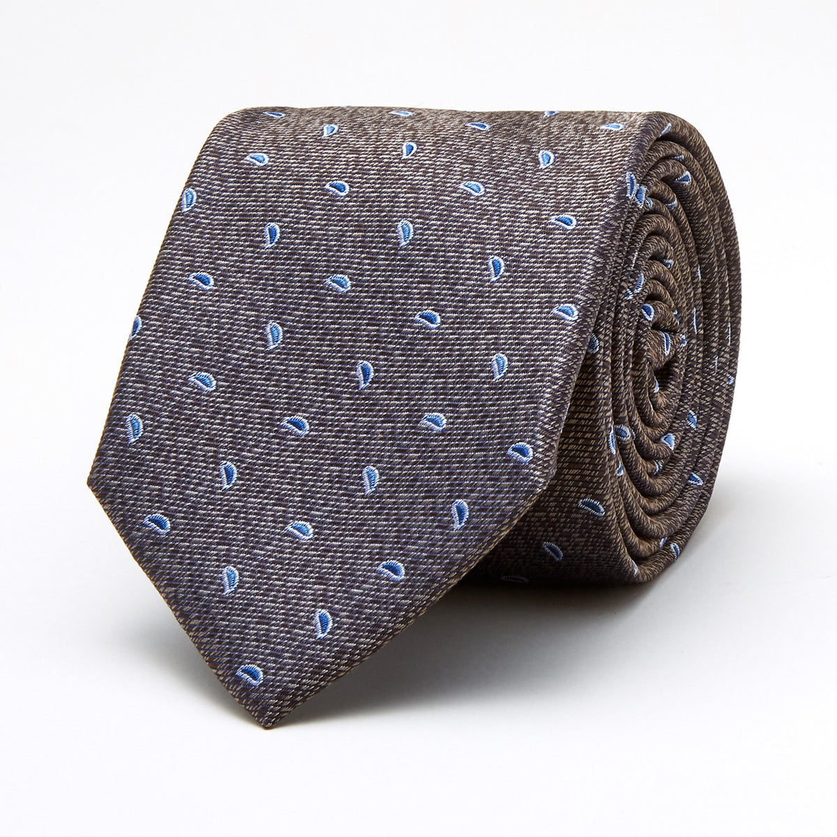 Cornucopia Pattern Tie Silk and Wool Blend 7,5cm – Sacoor Brothers Malaysia