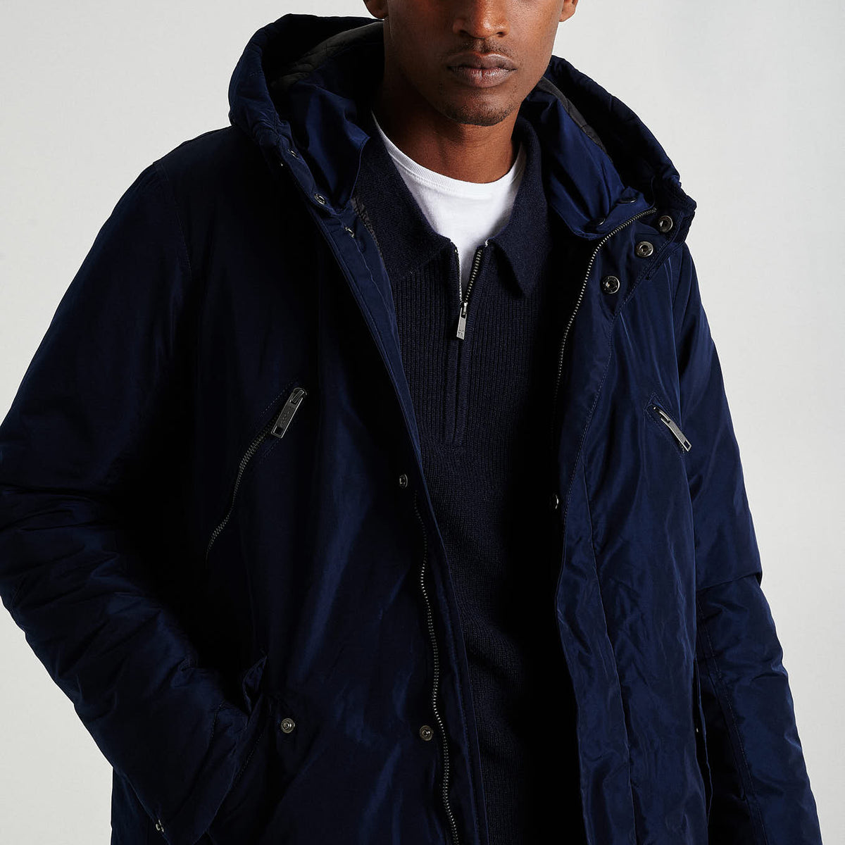 Men's long parka – Sacoor Brothers Malaysia
