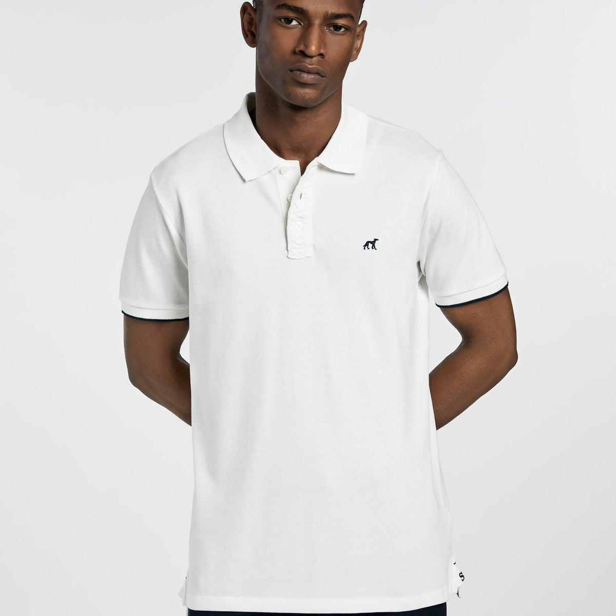 Slim fit piqué polo shirt with wrinkled placket – Sacoor Brothers Malaysia