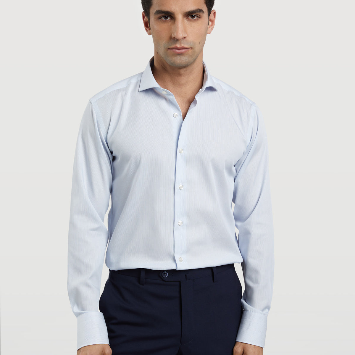 Slim Fit Non-Iron stripes Formal Shirt – Sacoor Brothers Malaysia