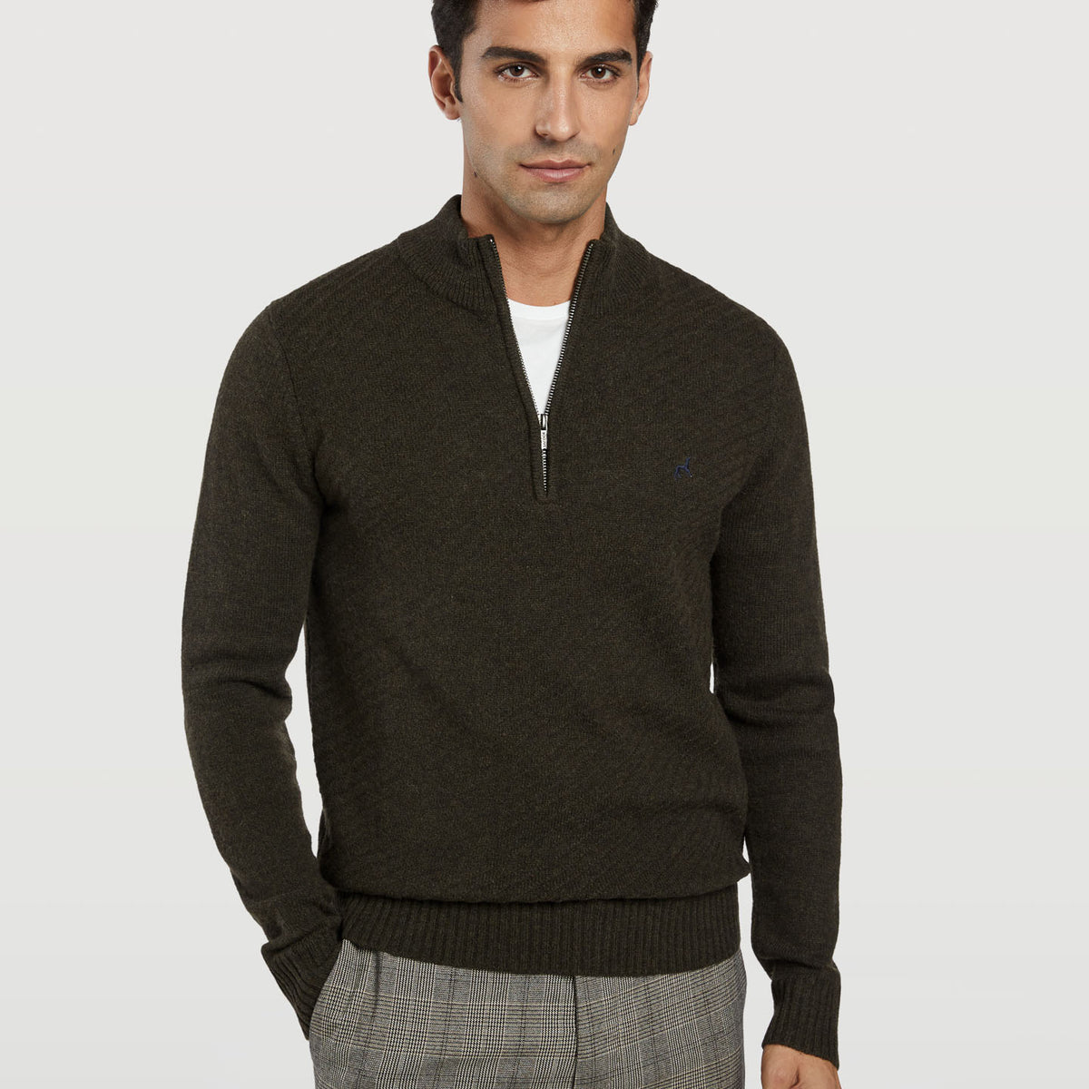 Half-zip sweater – Sacoor Brothers Malaysia