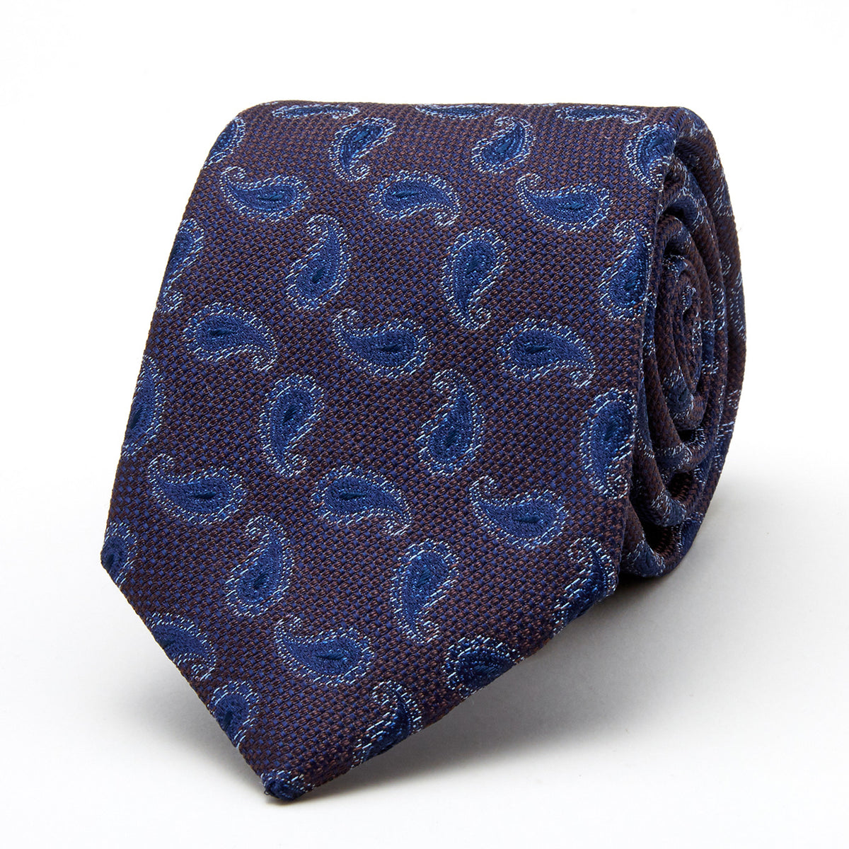 Cornucopia Pattern Tie Silk and Wool Blend 7,5cm – Sacoor Brothers Malaysia