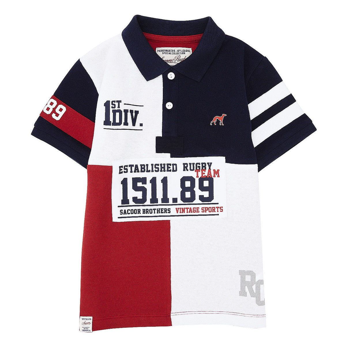 Boy's Sport Rugby Club Piqué Polo Shirt – Sacoor Brothers Malaysia