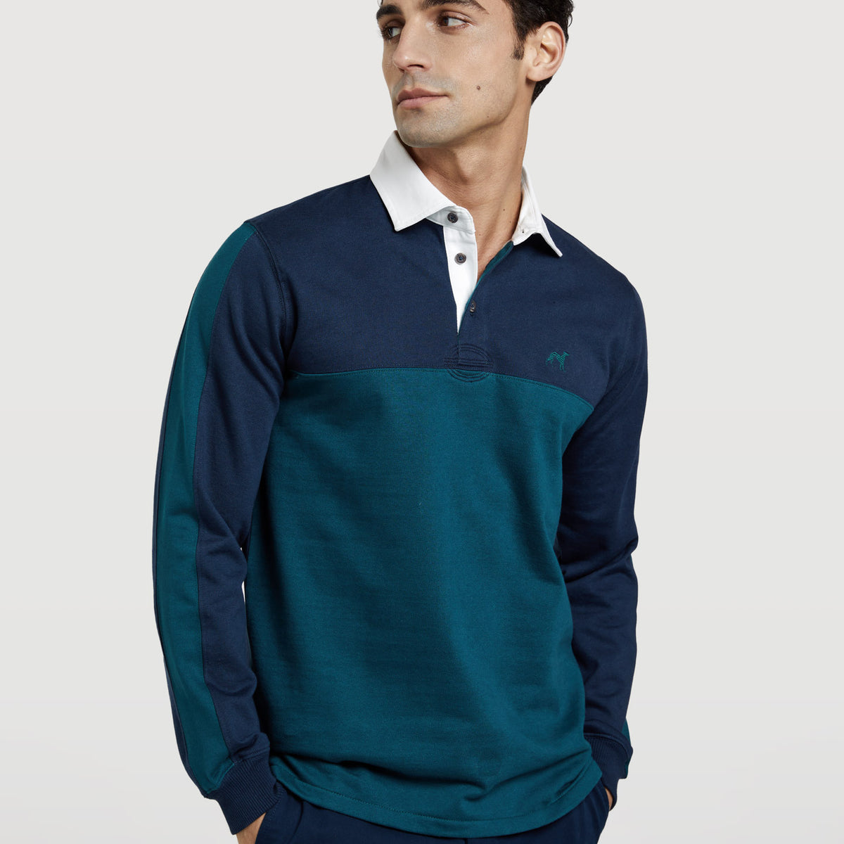 Color-Block Polo Rugby Shirt – Sacoor Brothers Malaysia