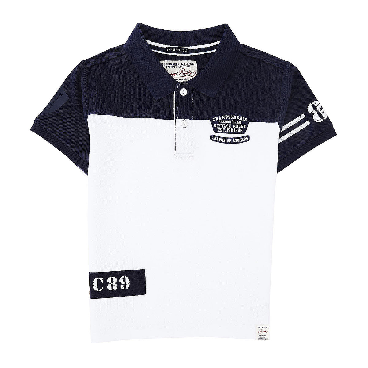 Boy's Sport Rugby Club Piqué Polo Shirt – Sacoor Brothers Malaysia