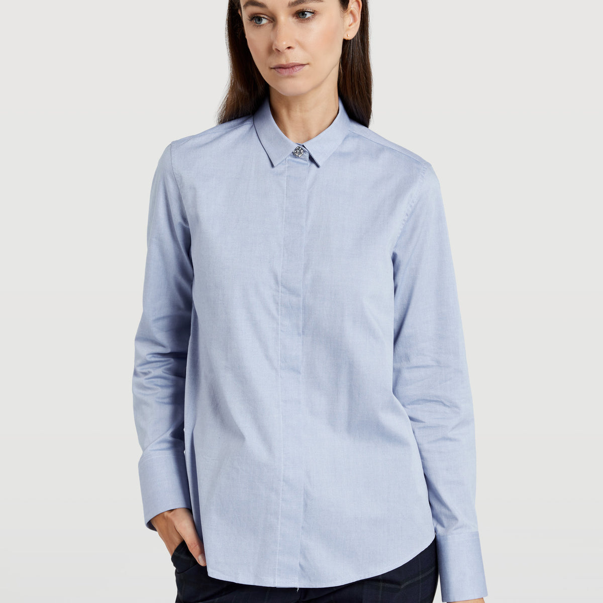 Shirt with back box pleat – Sacoor Brothers Malaysia