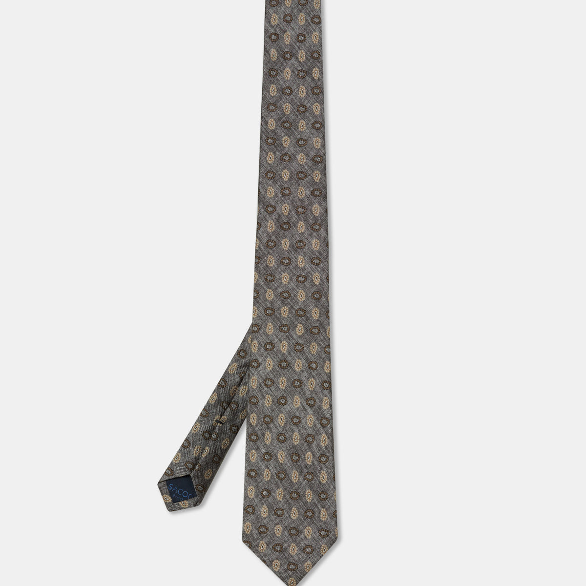 Cornucopia Pattern Tie 100% Silk 8cm – Sacoor Brothers Malaysia