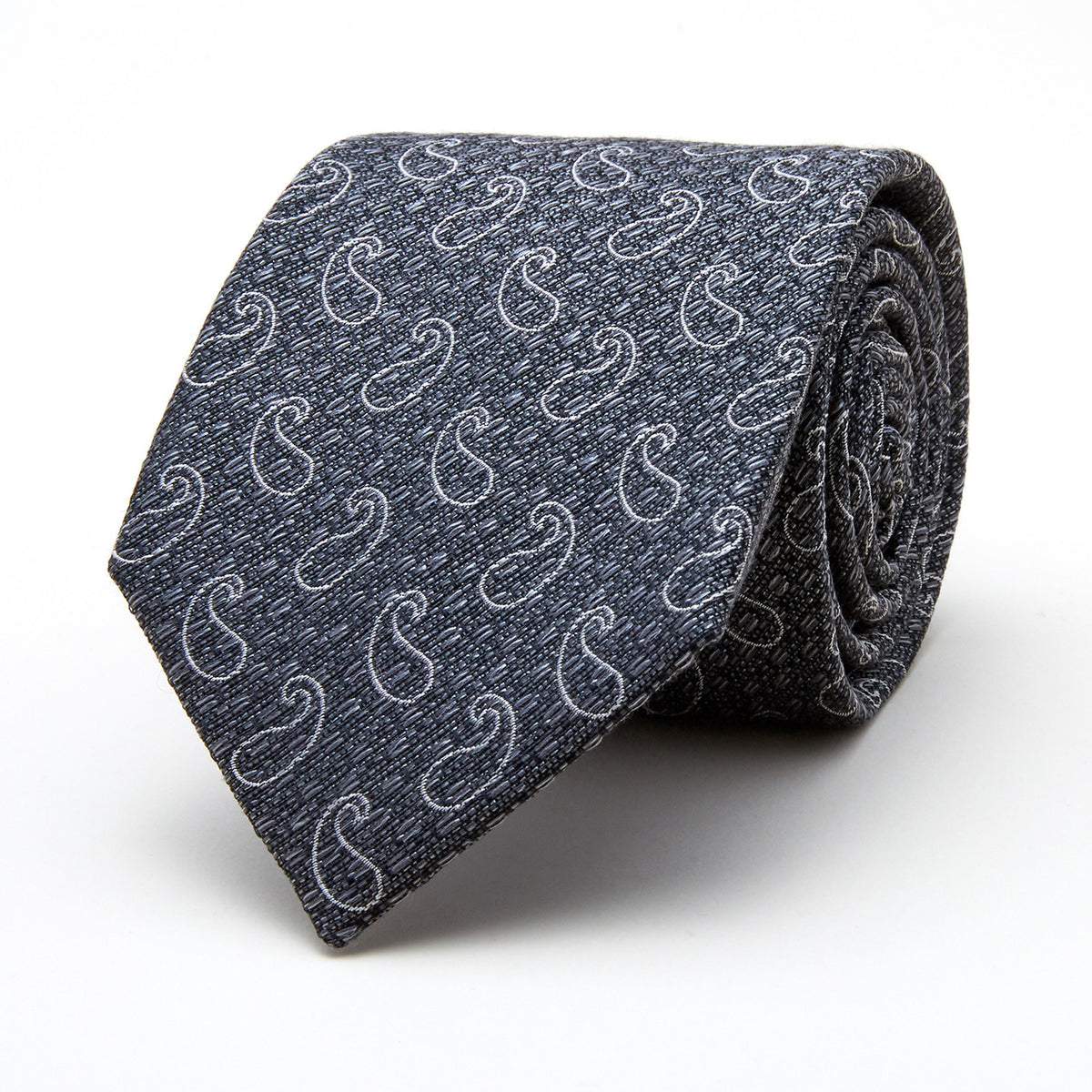 Cornucopia Pattern Tie Silk and Wool Blend 7,5cm – Sacoor Brothers Malaysia